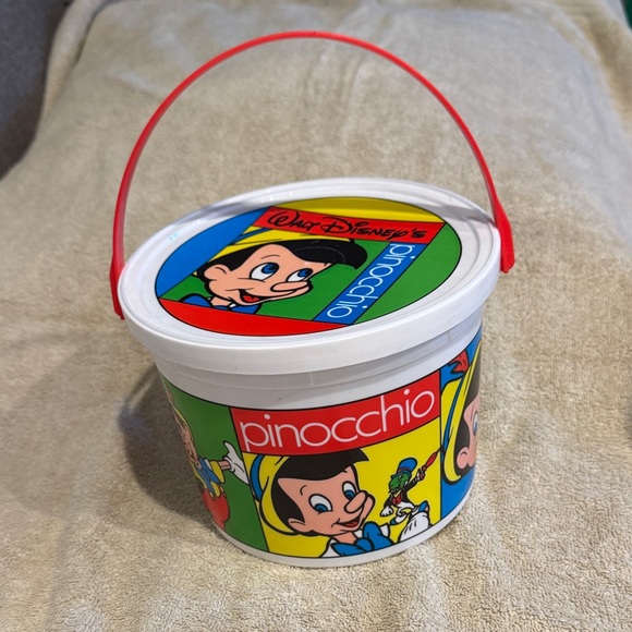 Disney | Other | Vintage Burger King Disney Pinocchio Kids Meal Bucket ...